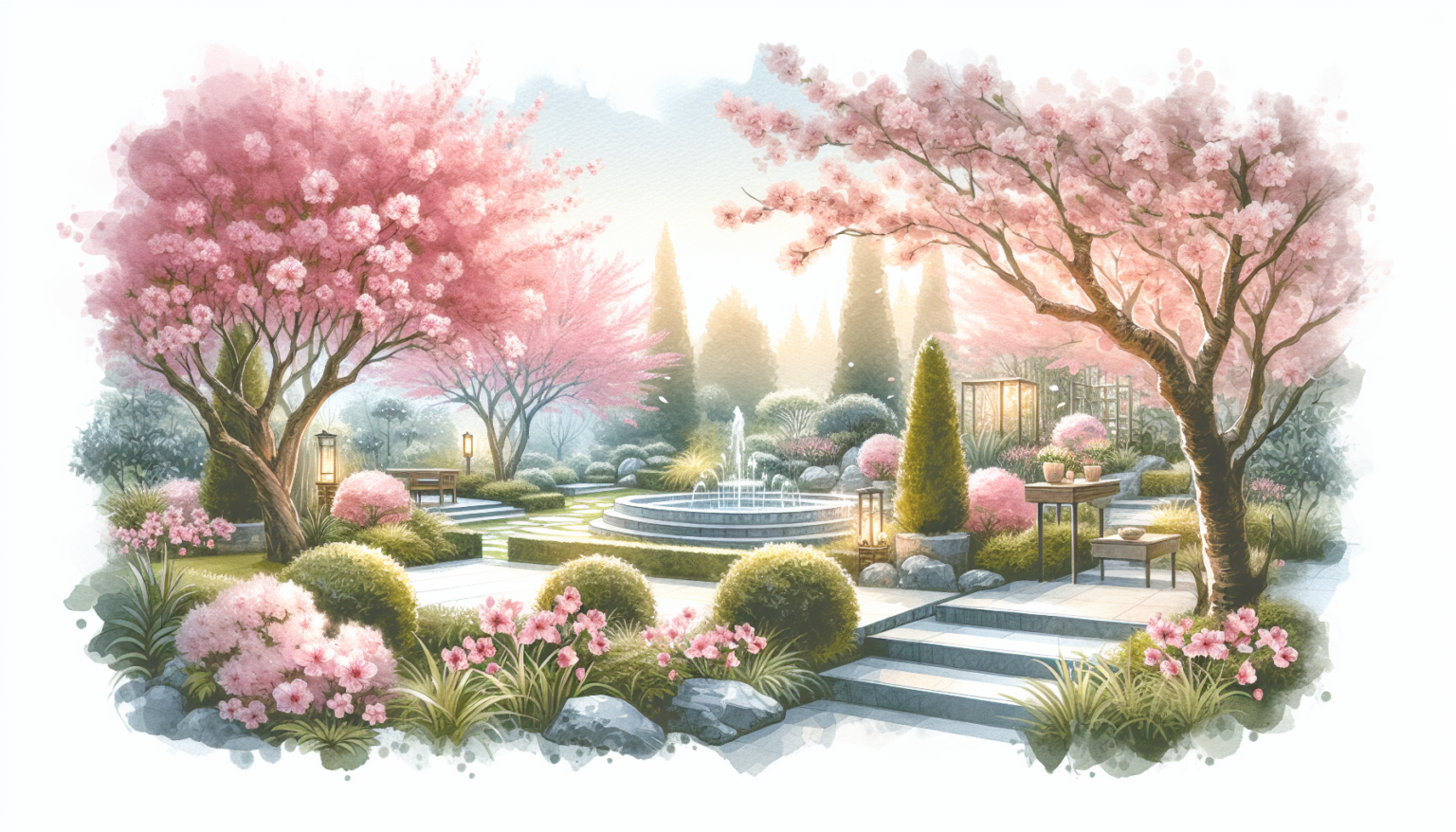 Cómo Diseñar un Jardín con Cerezos: Ideas y Consejos para un Paisaje ...