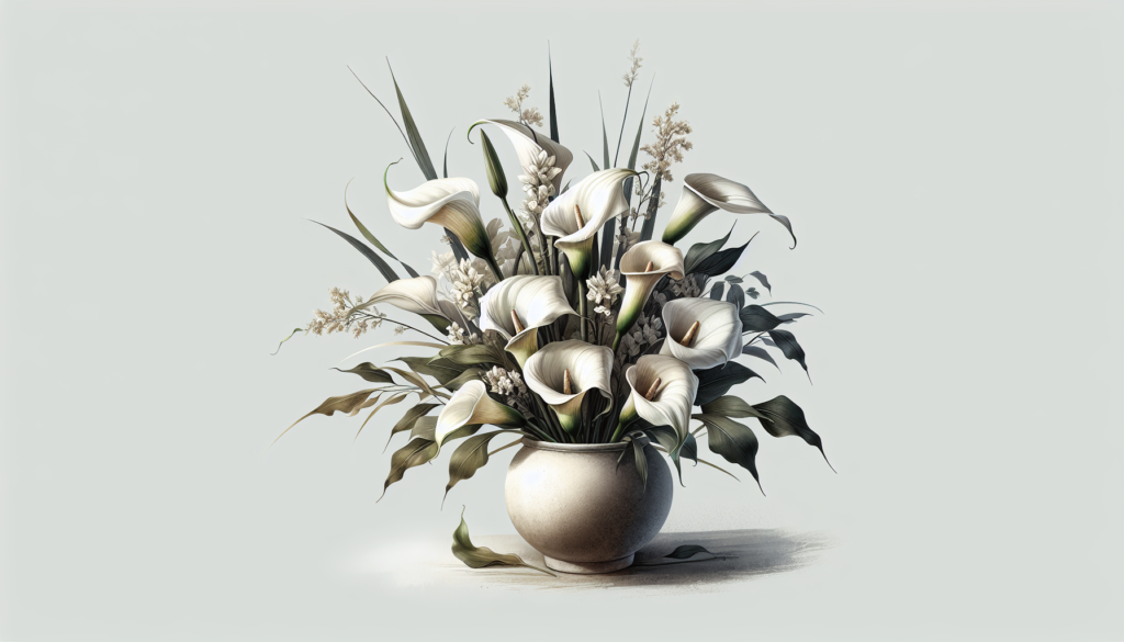 Cómo crear impresionantes arreglos florales con calas blancas ...